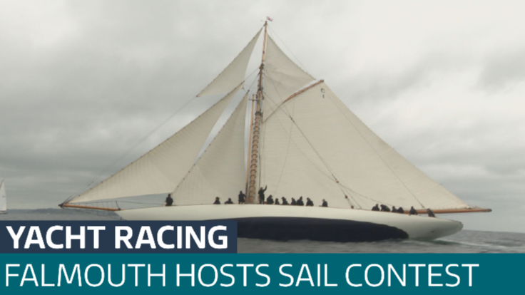 World's most elegant yachts set sail in Falmouth - Latest From ITV News