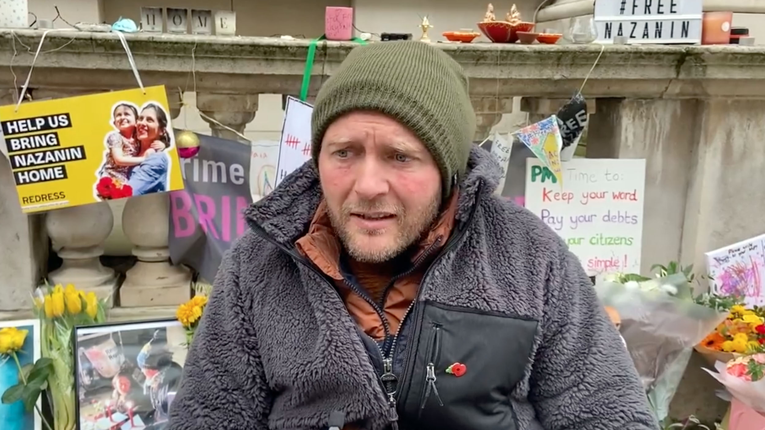 Richard Ratcliffe 'guarded' on day 19 of hunger strike | ITV News London