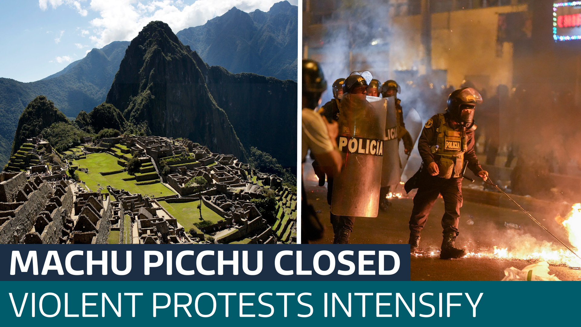 Peru protests: Tourists have been left stranded as Machu Picchu shuts ...