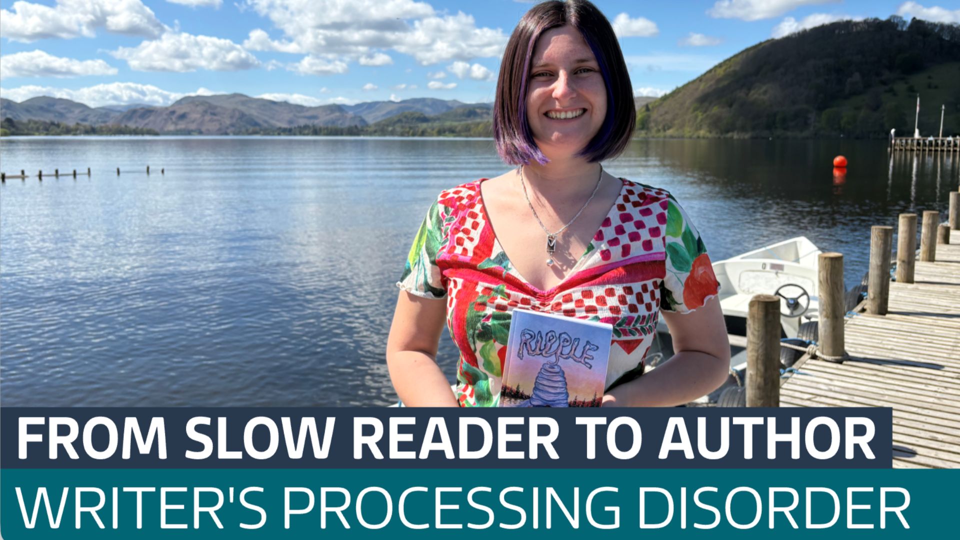 Author with processing disorder releases first book - Latest From ITV News