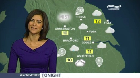 Late weather forecast with Lucy Verasamy | ITV News Calendar
