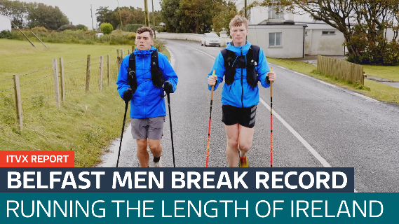 Belfast men moving on to next challenge after becoming youngest to run ...
