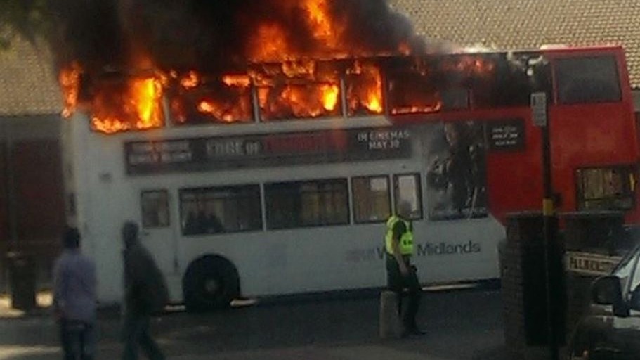 Schoolboys locked up for terrifying arson attack on double decker bus ...