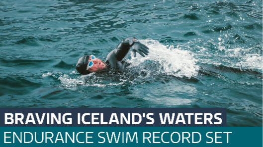 Endurance swimmer sets world record in Icelandic waters - Latest From ...