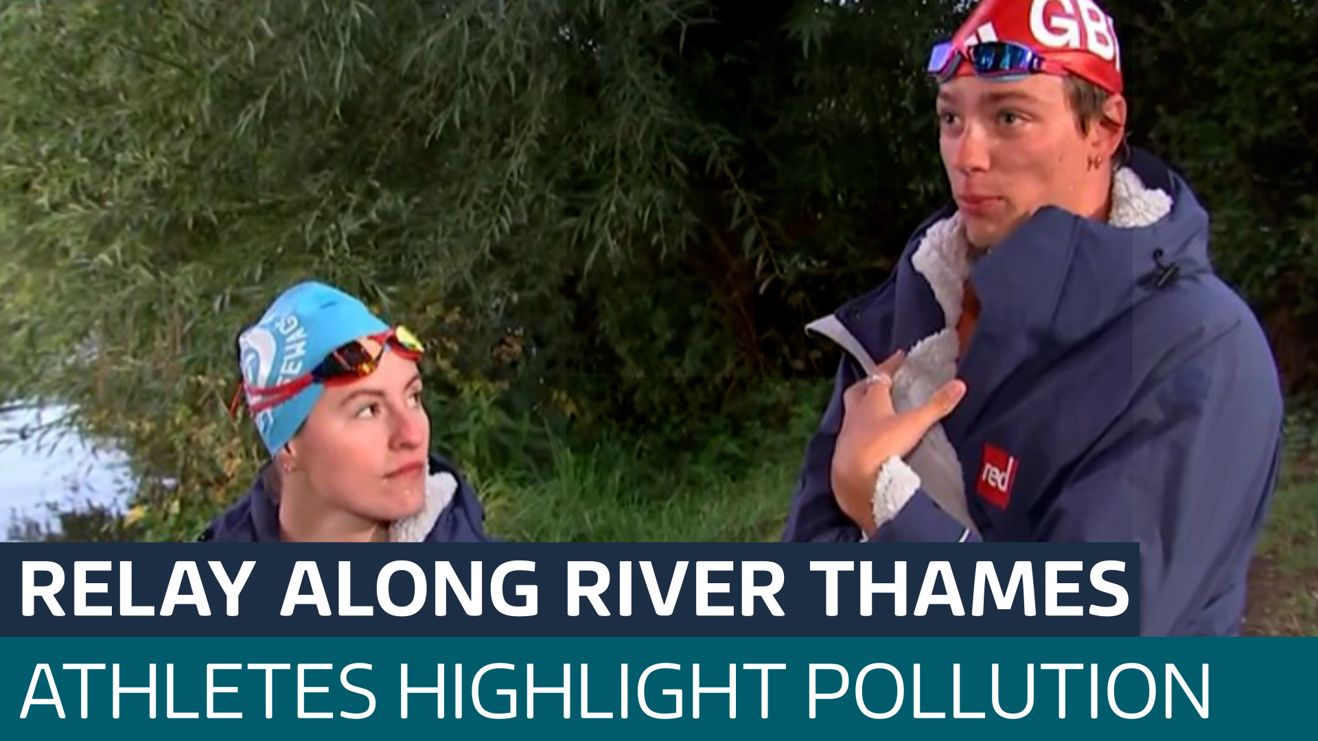 Eight Olympic athletes begin relay swim to highlight water pollution ...