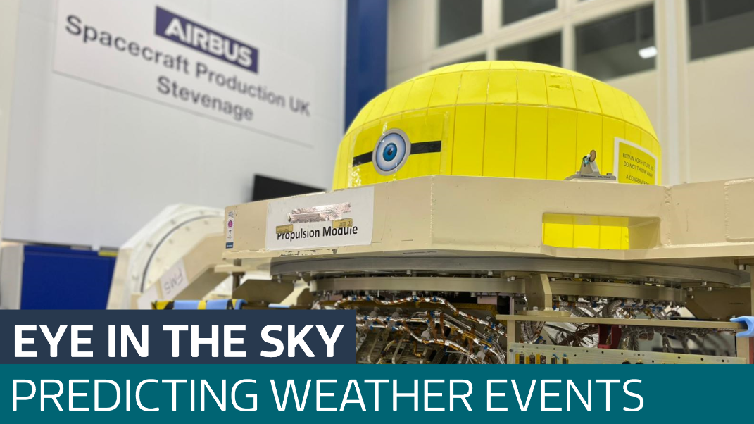 New satellite built in Stevenage set to improve local weather events ...