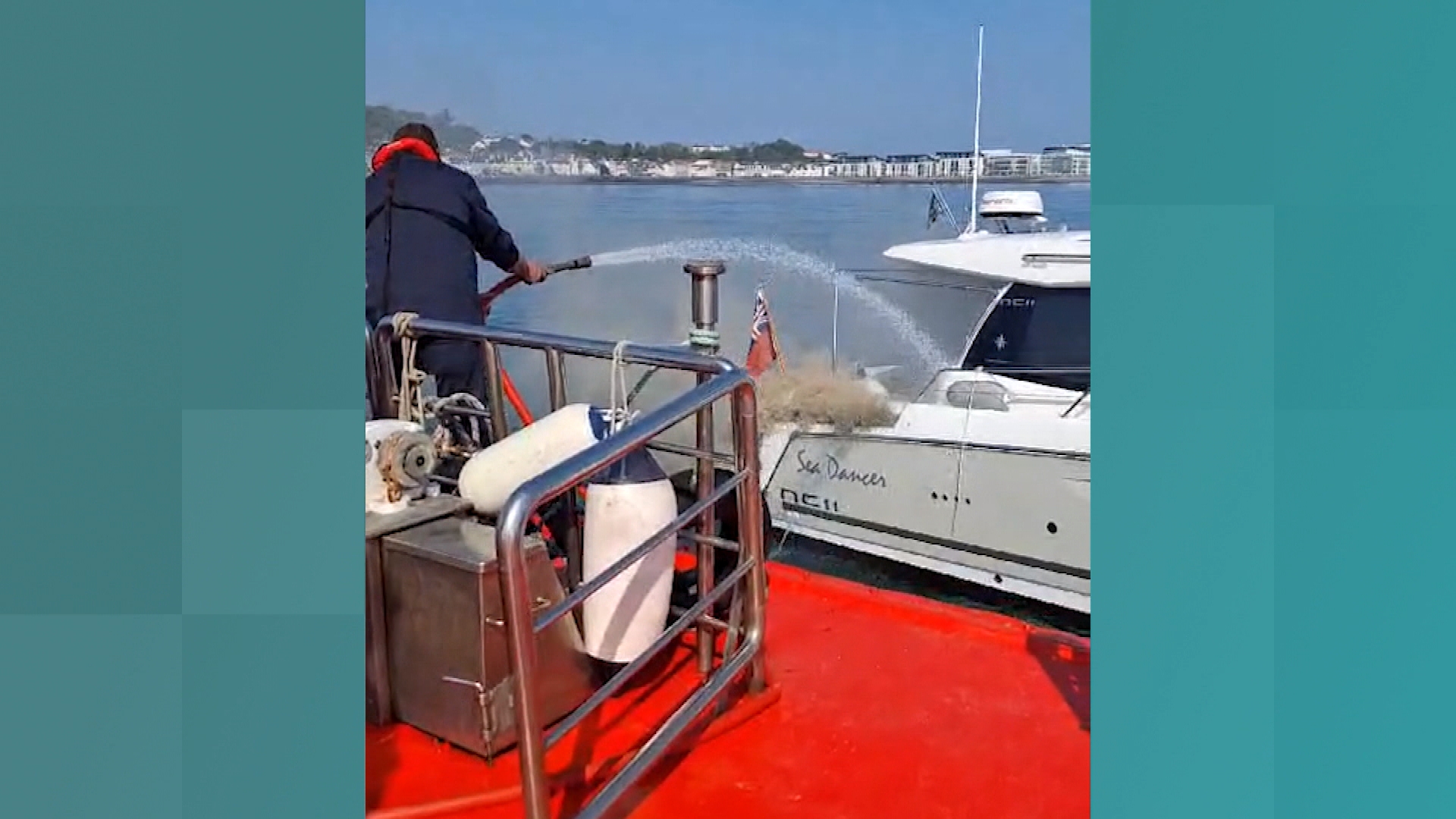 Two people rescued from a boat fire in Guernsey | ITV News Channel