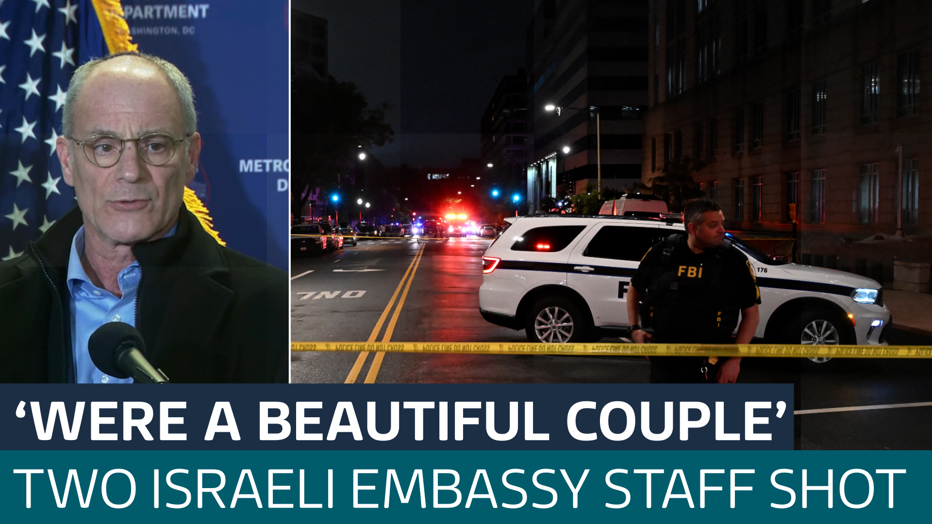 Suspect in custody after two Israeli embassy staff members shot dead in ...