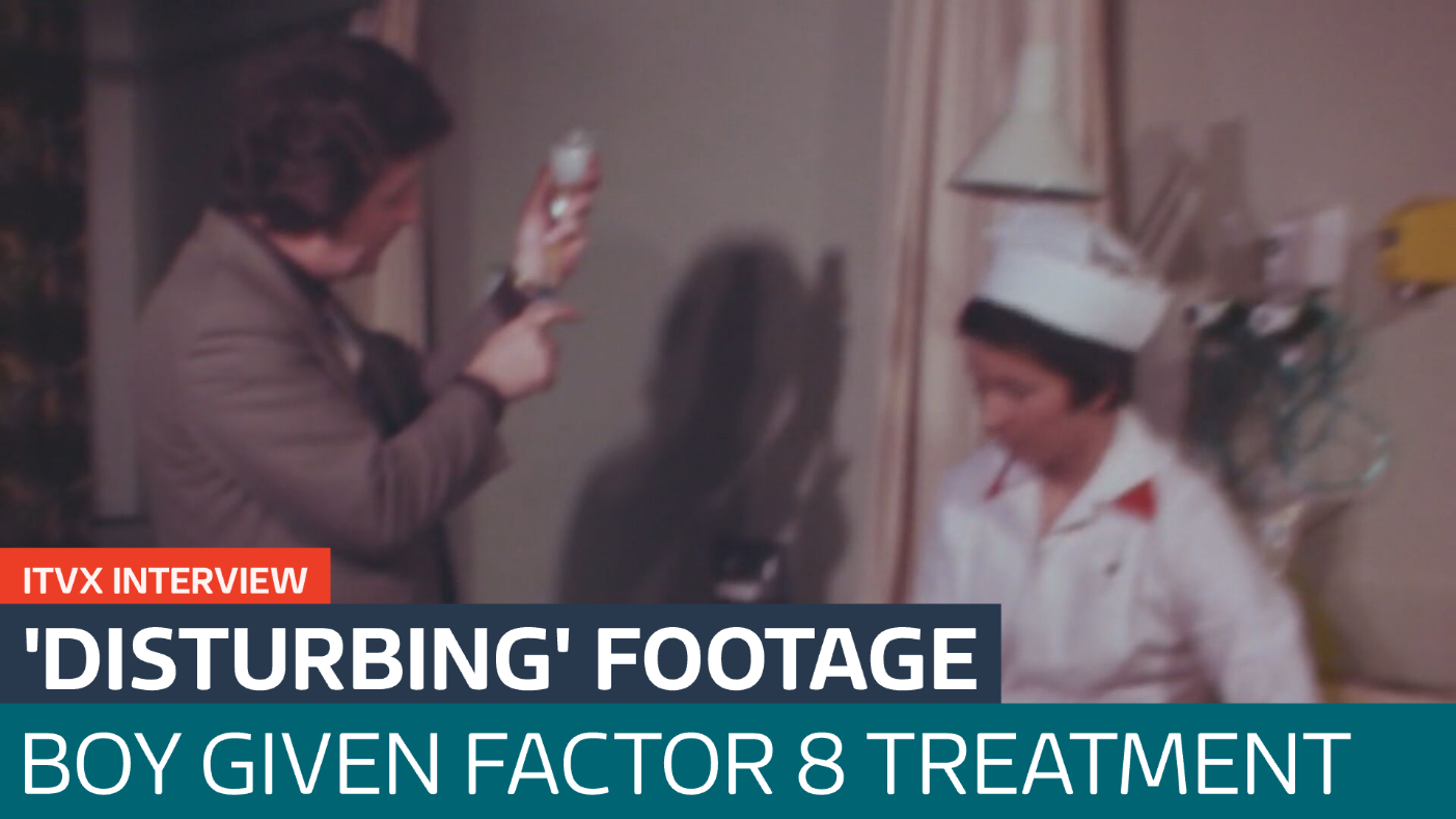 Infected blood survivor watches 'disturbing footage' of his treatment ...