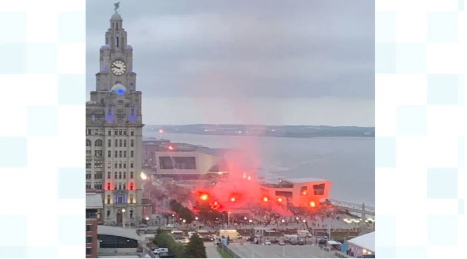 Man admits firing rocket at Liver Building as Liverpool fans celebrate ...