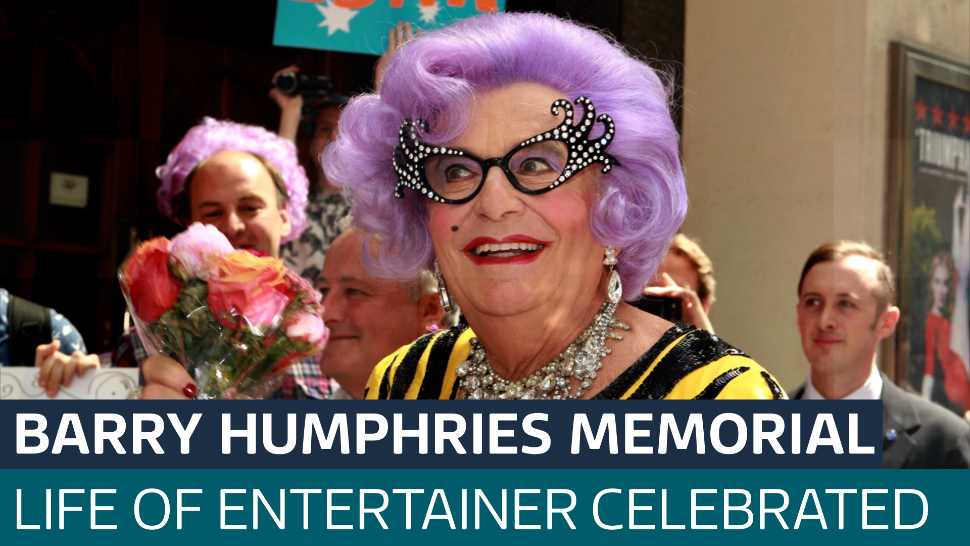 Life of Barry Humphries celebrated at star-studded memorial service in ...