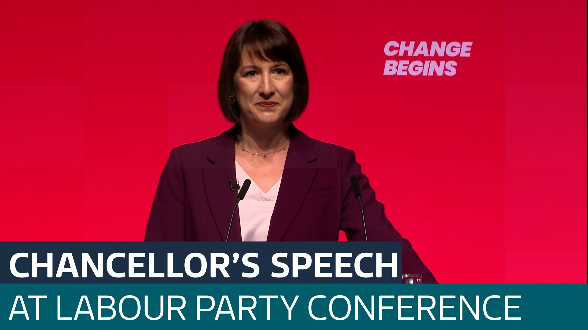 Rachel Reeves interrupted by heckler during optimistic conference ...