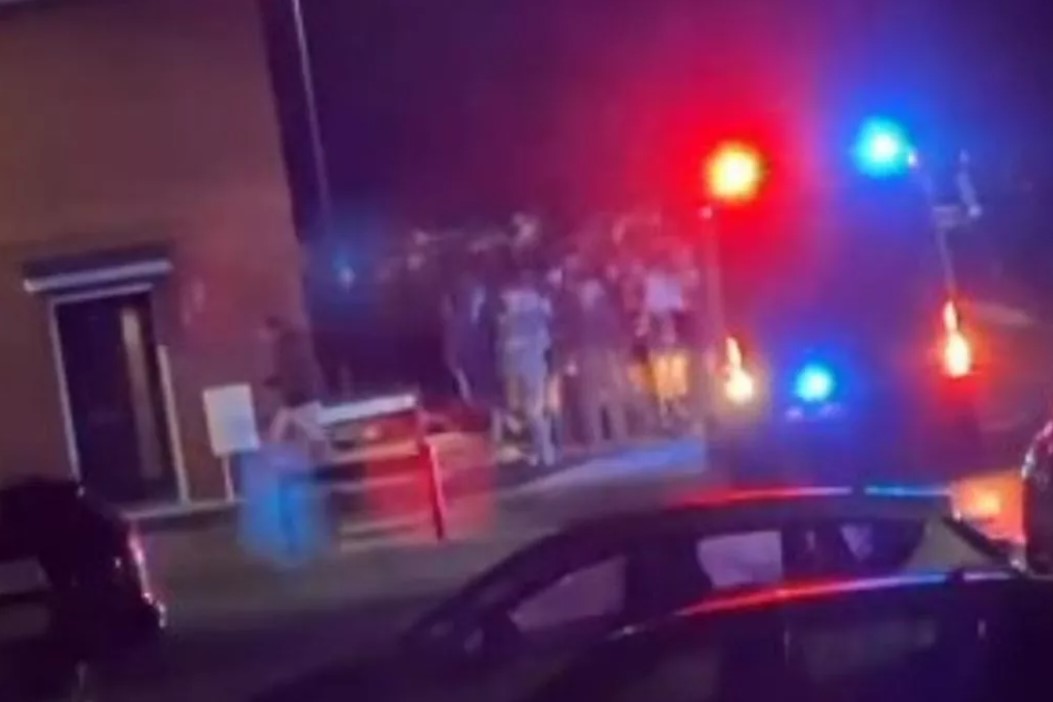 Police storm estate after huge Halloween 'house party' descends into ...