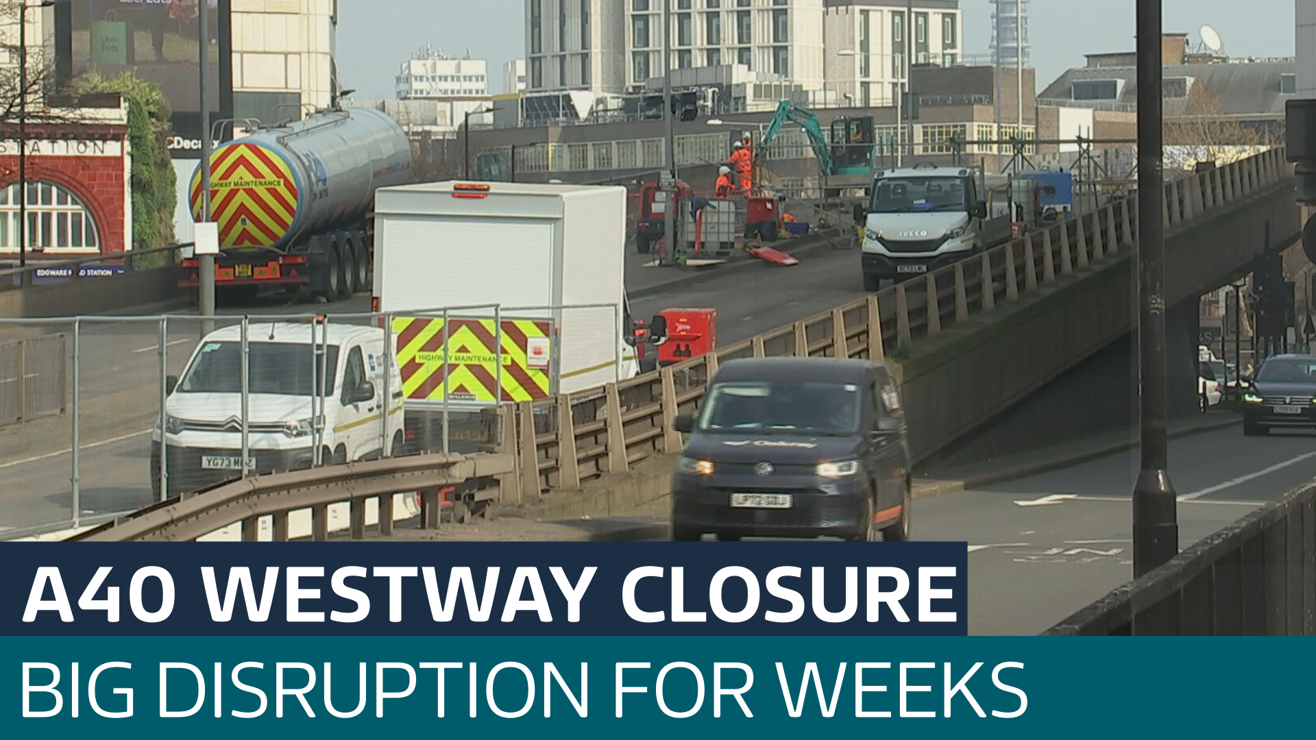 A40 Westway closure for essential repairs 'costing time and money' for ...