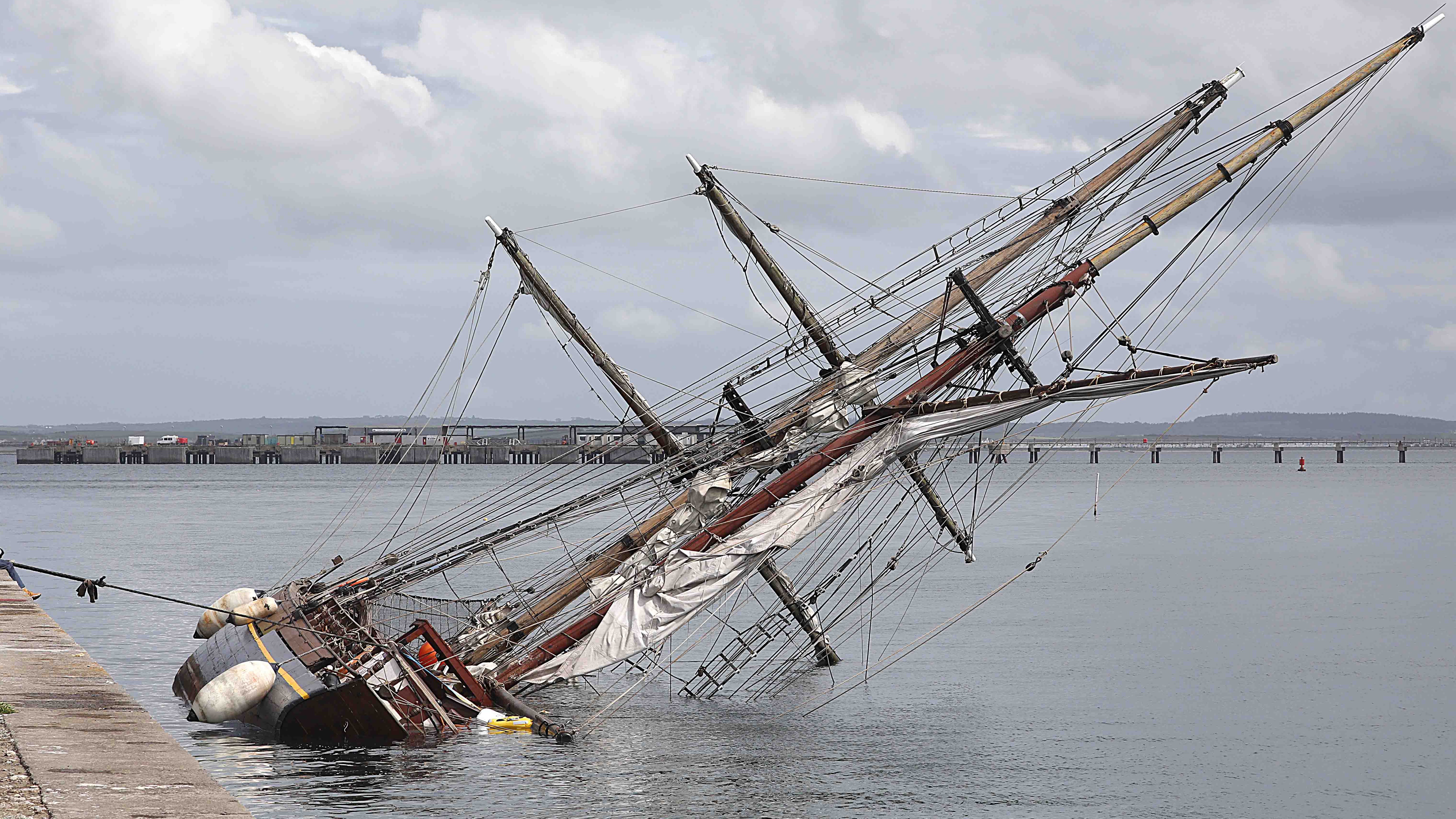 Hope for historic ship run-aground on Holyhead breakwater | ITV News Wales