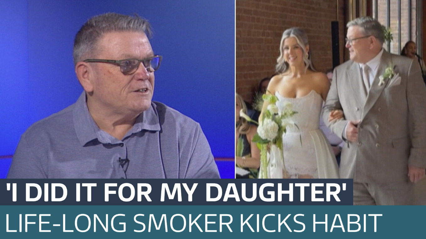 'I thought I'd miss my daughter's wedding': Dad backs NHS anti-smoking ...