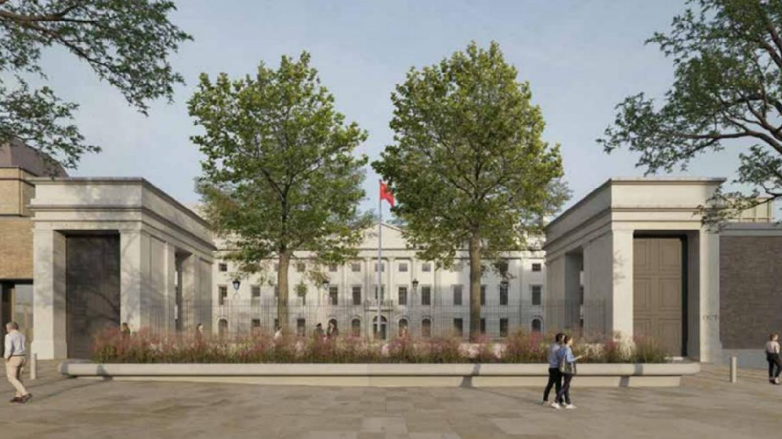 Row Erupts Over Chinas Planned Super Embassy In The Shadow Of The