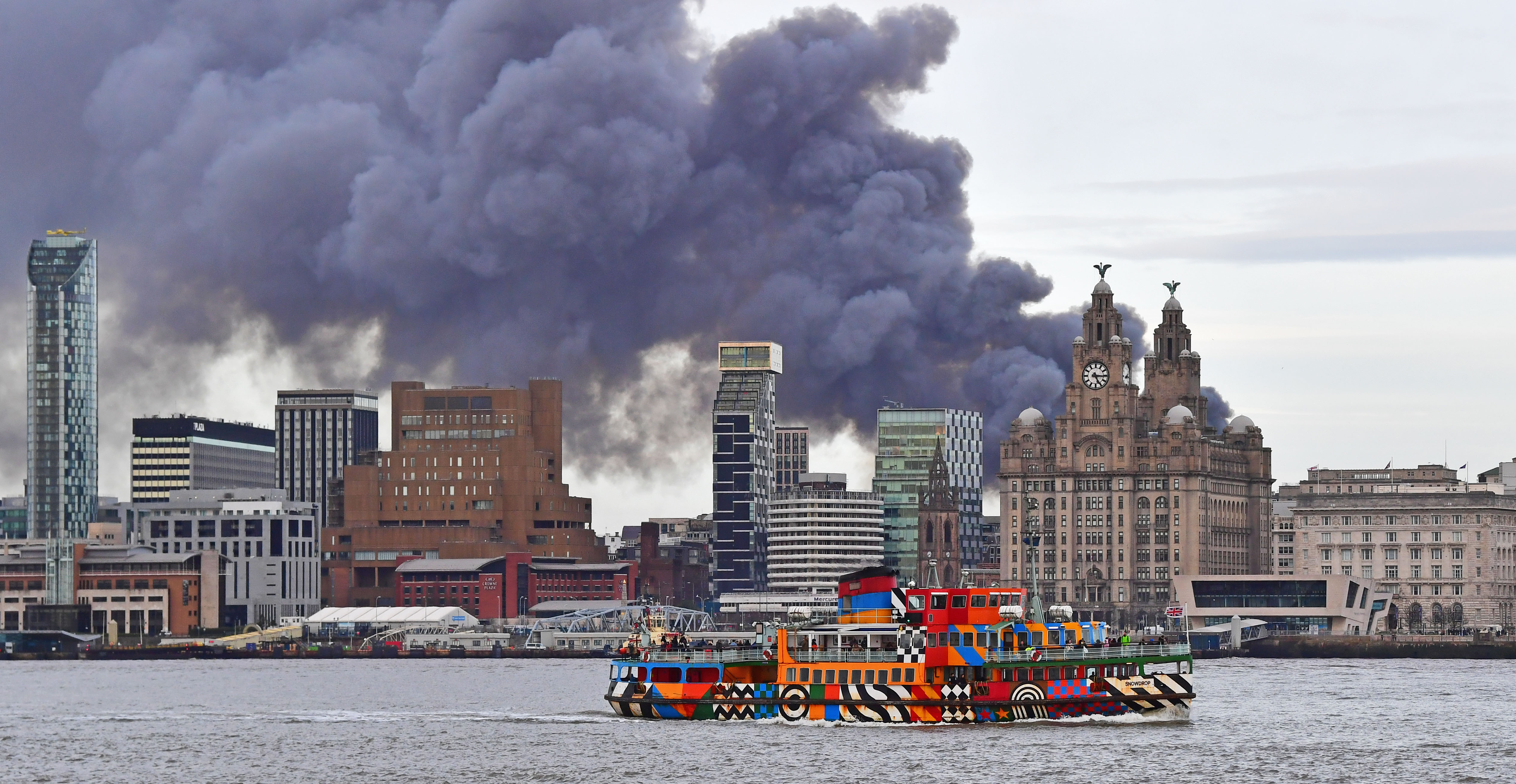 Liverpool fire: Major incident declared amid fears building will ...