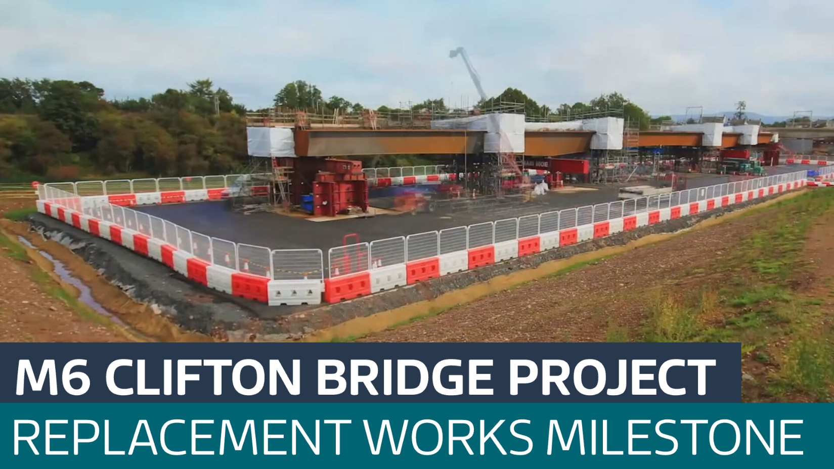 Multi-million pound project to replace M6 railway bridge reaches ...