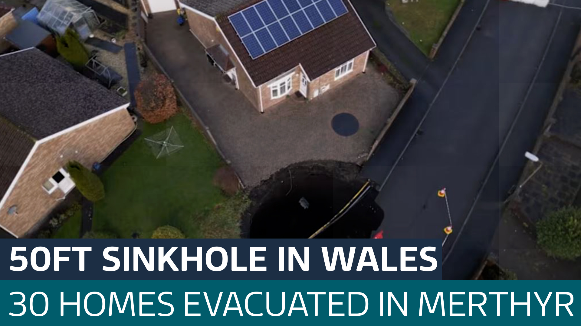 A look inside the 50 feet sinkhole that has unexpectedly opened up in ...