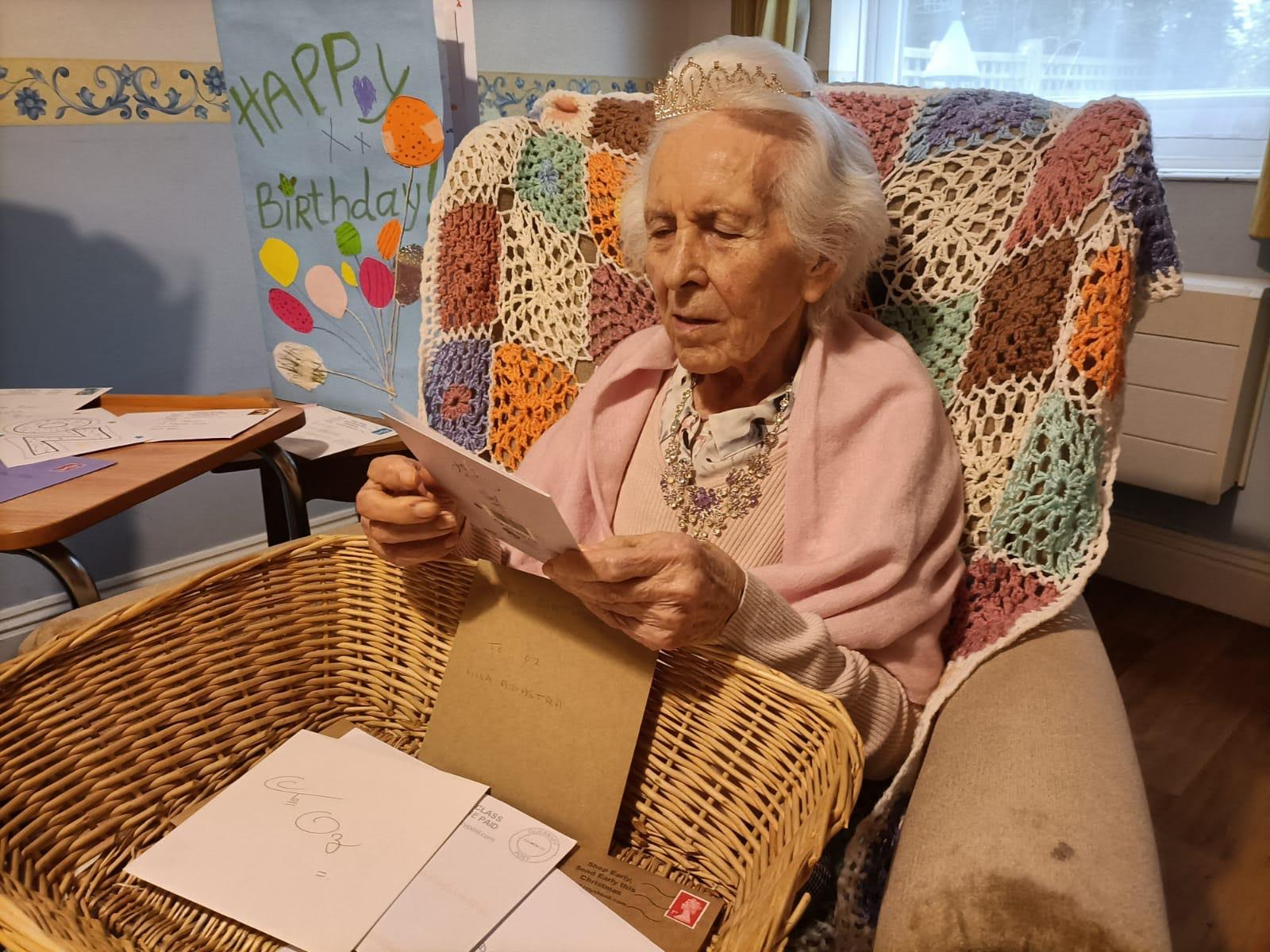 102 year-old inundated with birthday cards after appeal from care home ...