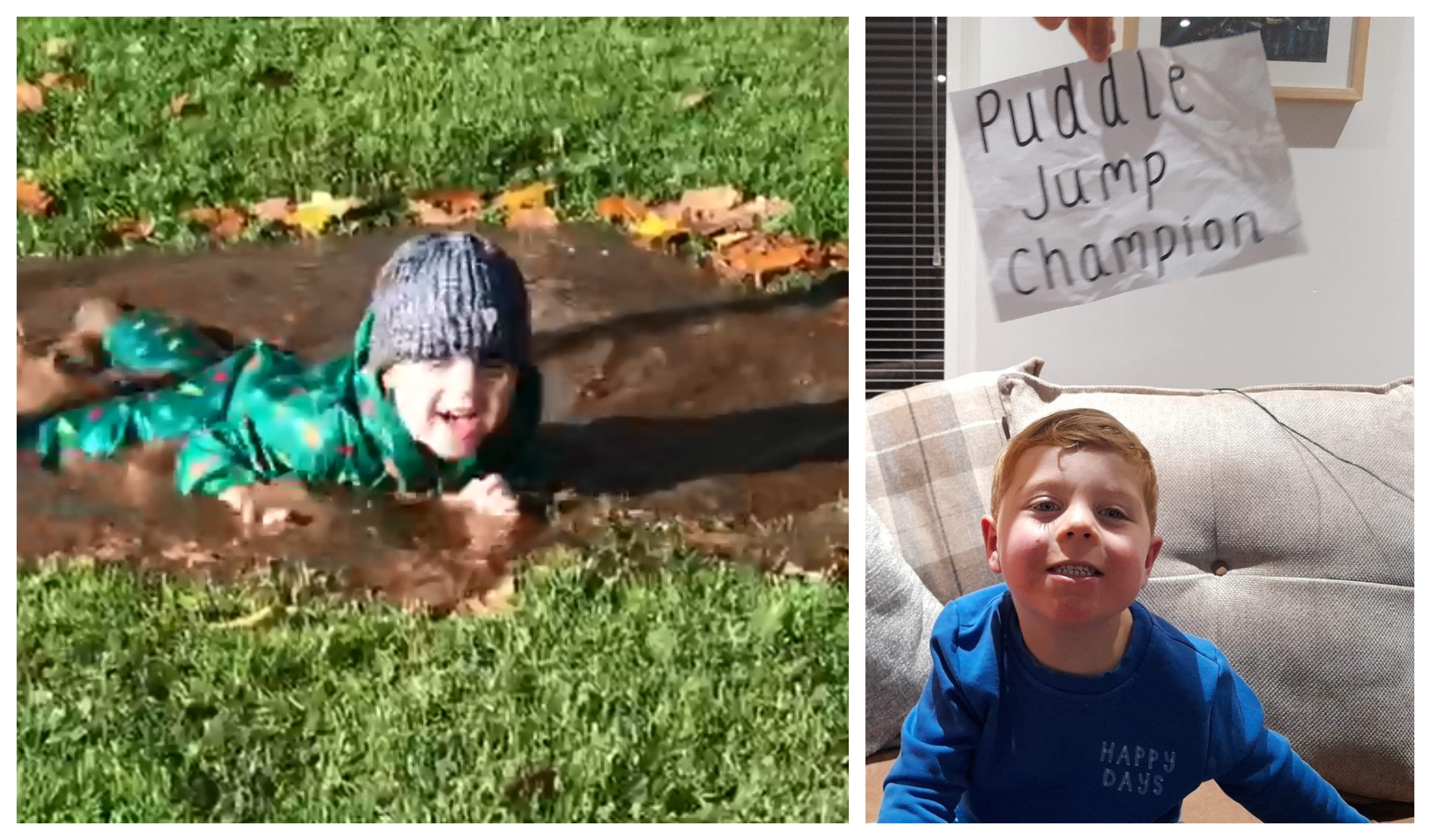 Three-year-old boy from Monmouthshire crowned World Puddle Jumping ...
