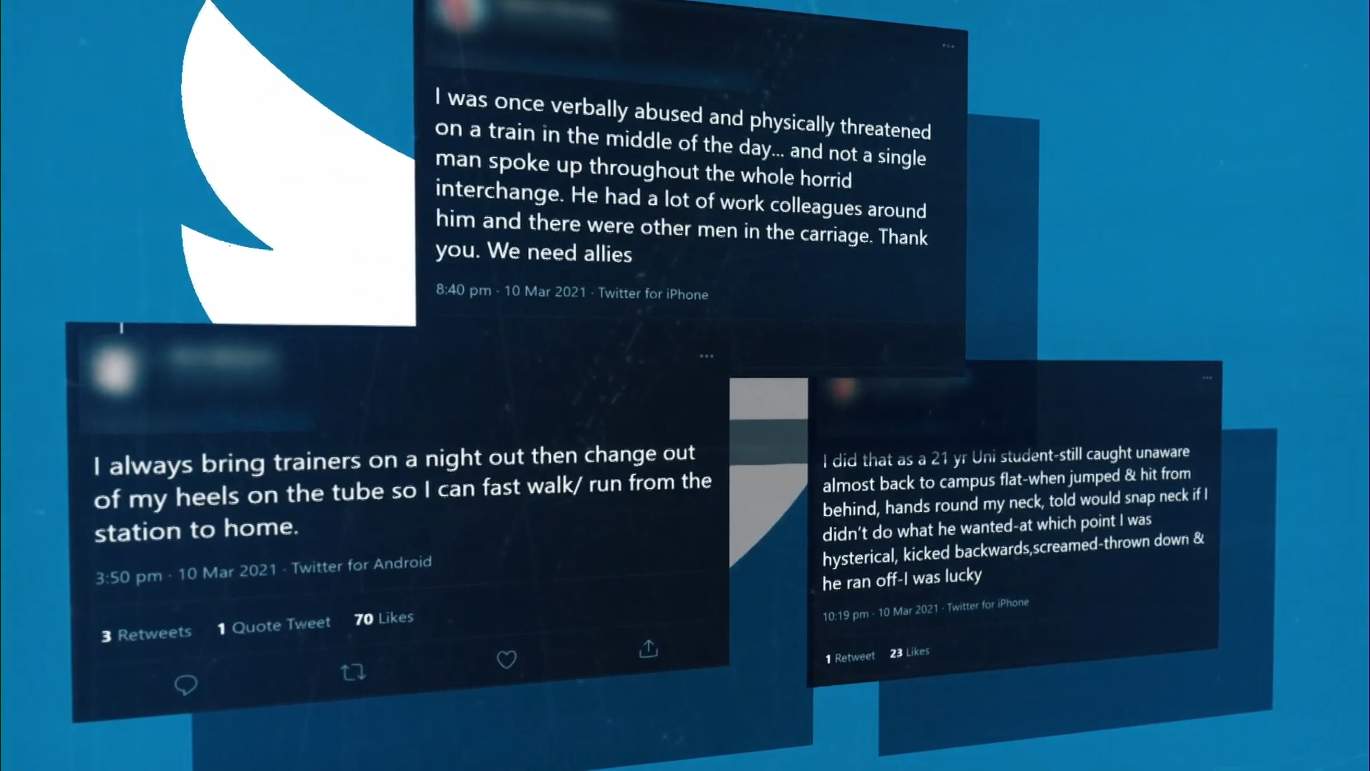 Sarah Everard: Women take to social media to express anger over 33-year ...