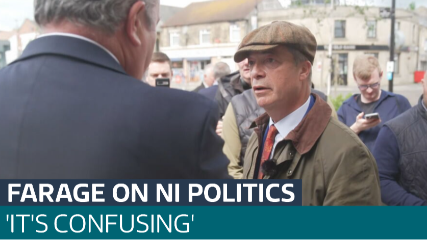 Leader of Reform UK Nigel Farage on NI politics: 'It's confusing ...