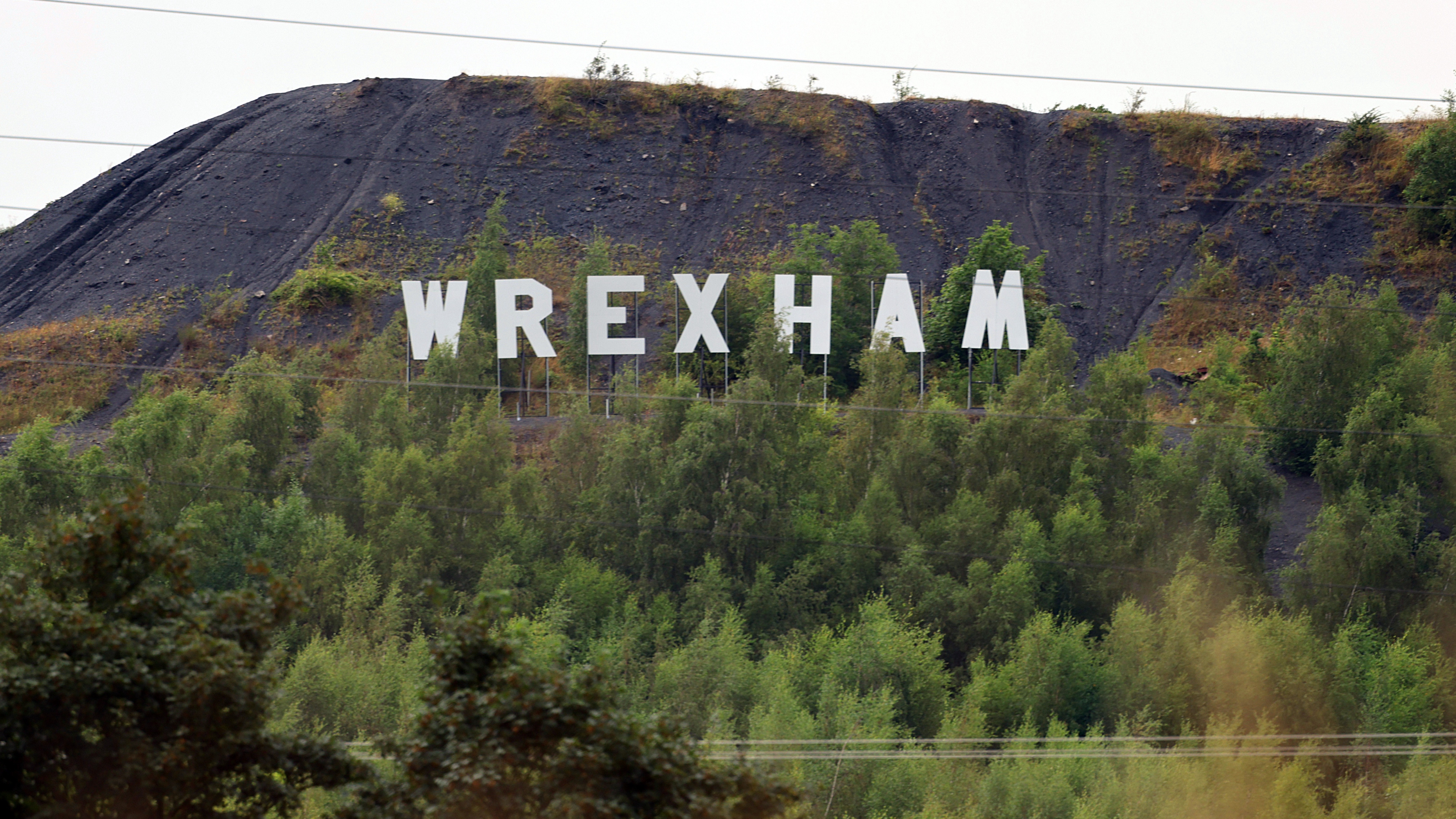 Who is behind the giant Hollywood-like Wrexham sign? | ITV News Wales