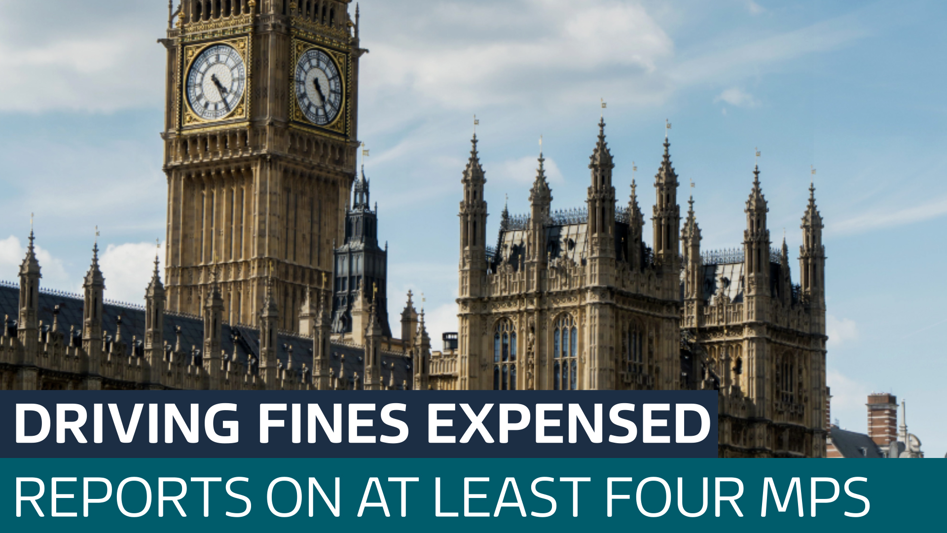 Reports allege at least four MPs have claimed driving fines on ...