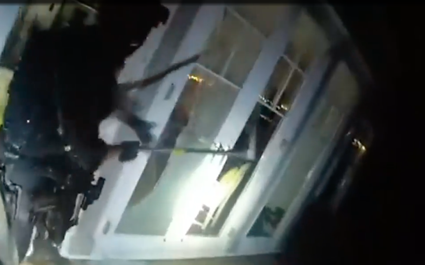 Moment armed police break in to mansion to find woman surrounded by ...