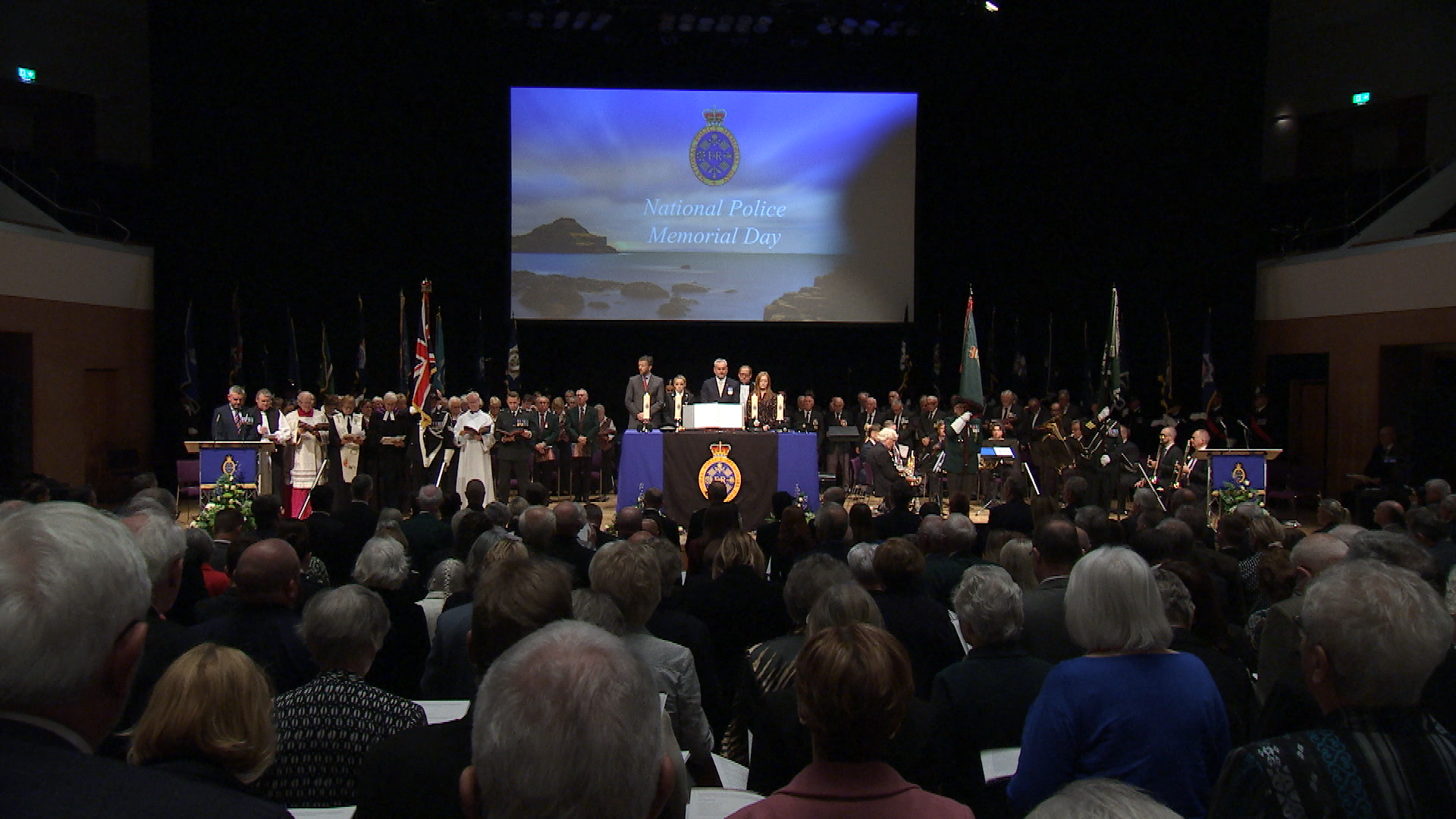 Fallen police officers from across UK honoured at service in Belfast ...