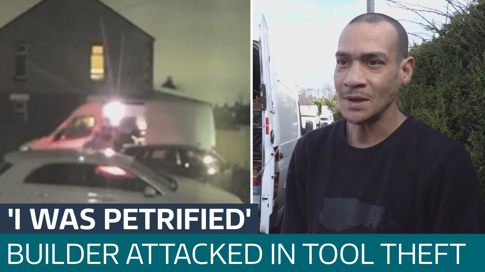 'I was petrified': Builder and his wife fight off violent gang from ...