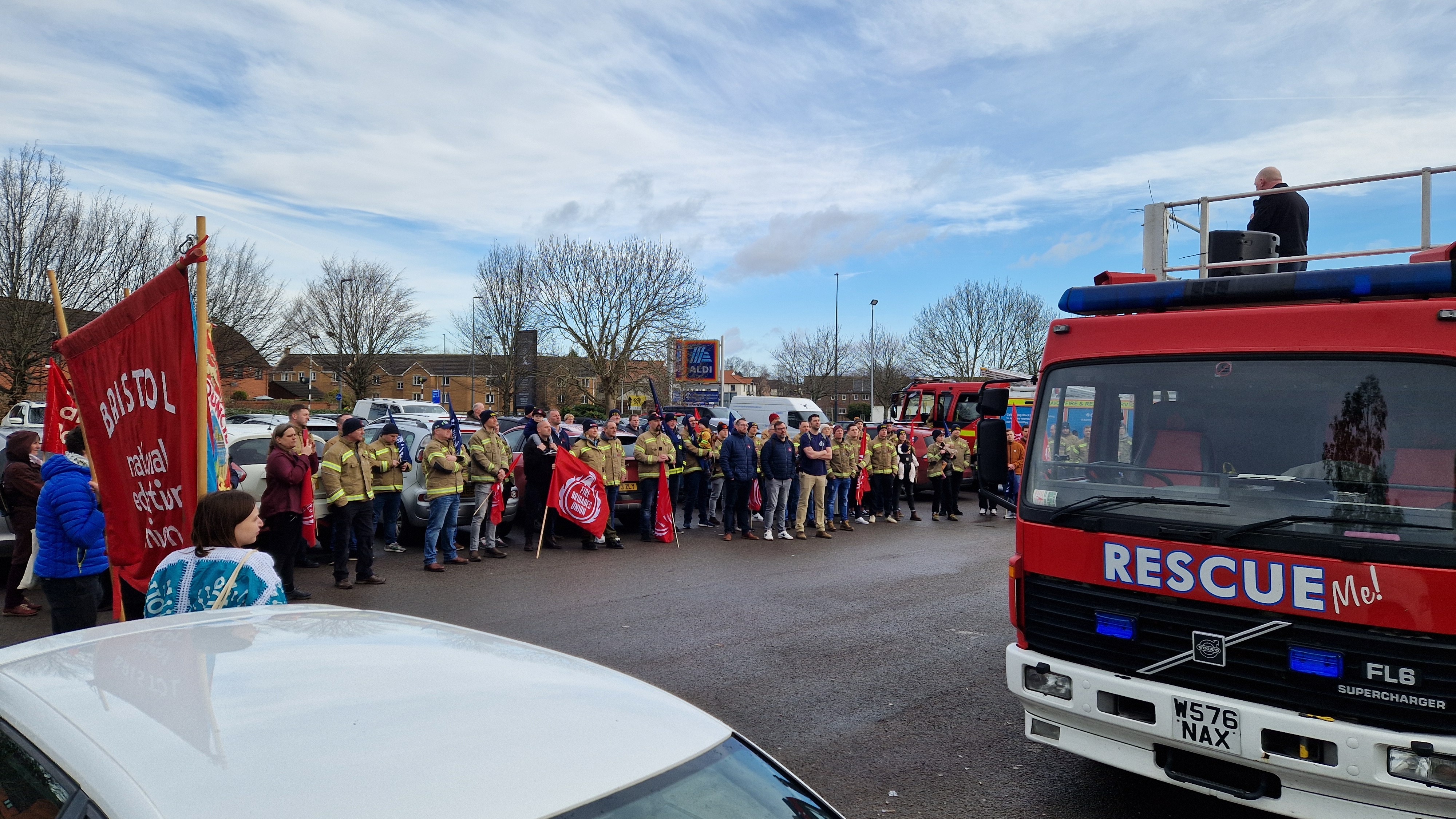 Protest against 'dangerous' plans to reduce Avon Fire and Rescue ...