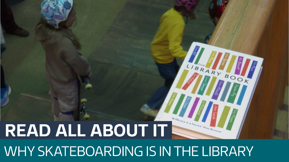 Guernsey library opens doors to skating community - Latest From ITV News