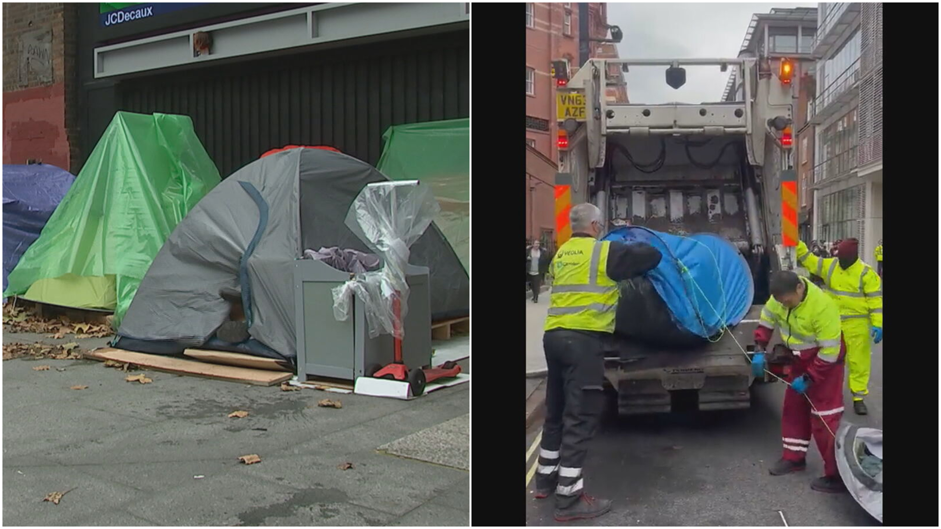 Homeless man 'lost everything' he owned when tent destroyed in Camden ...