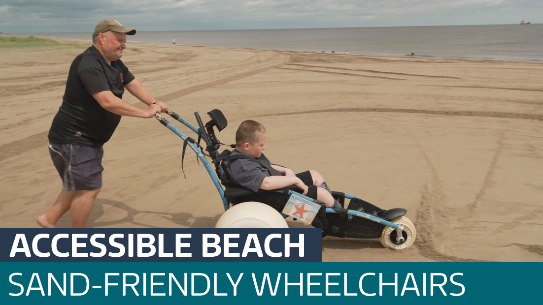 Ingoldmells Beach becomes 'England's most accessible beach' - Latest ...