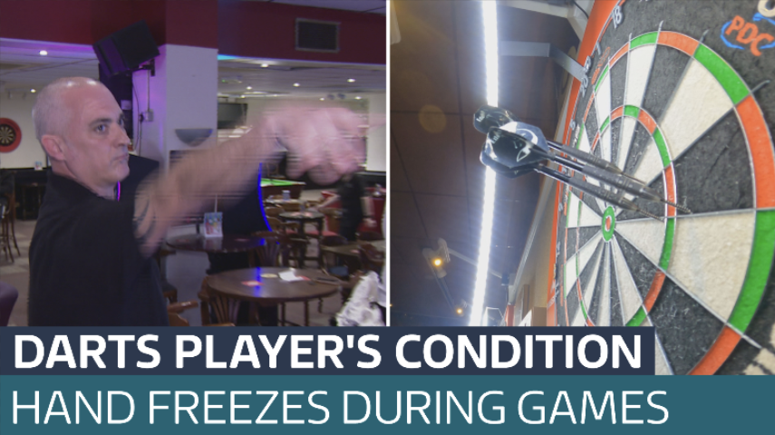 Darts player was unable to play the game after being struck down by a ...