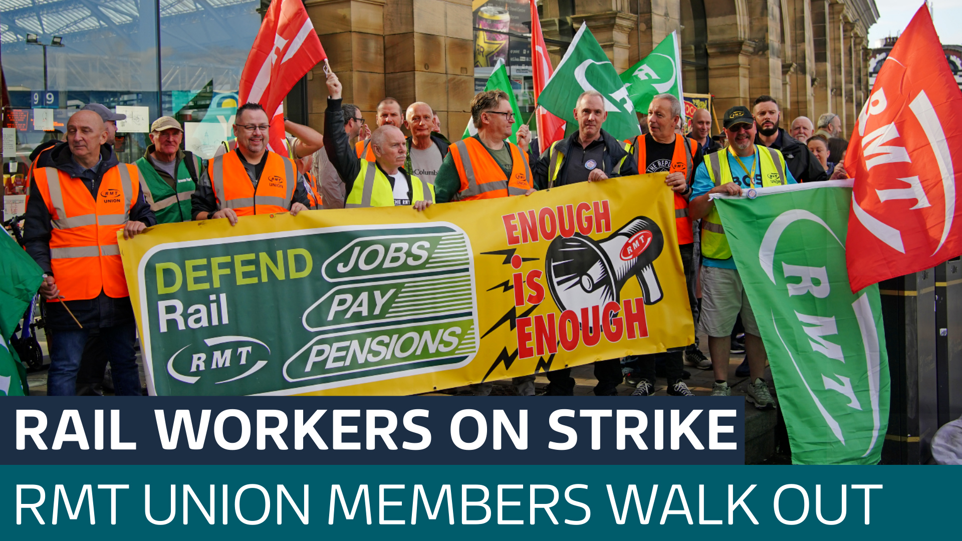 Thousands of rail workers go on strike for second Saturday in a row ...