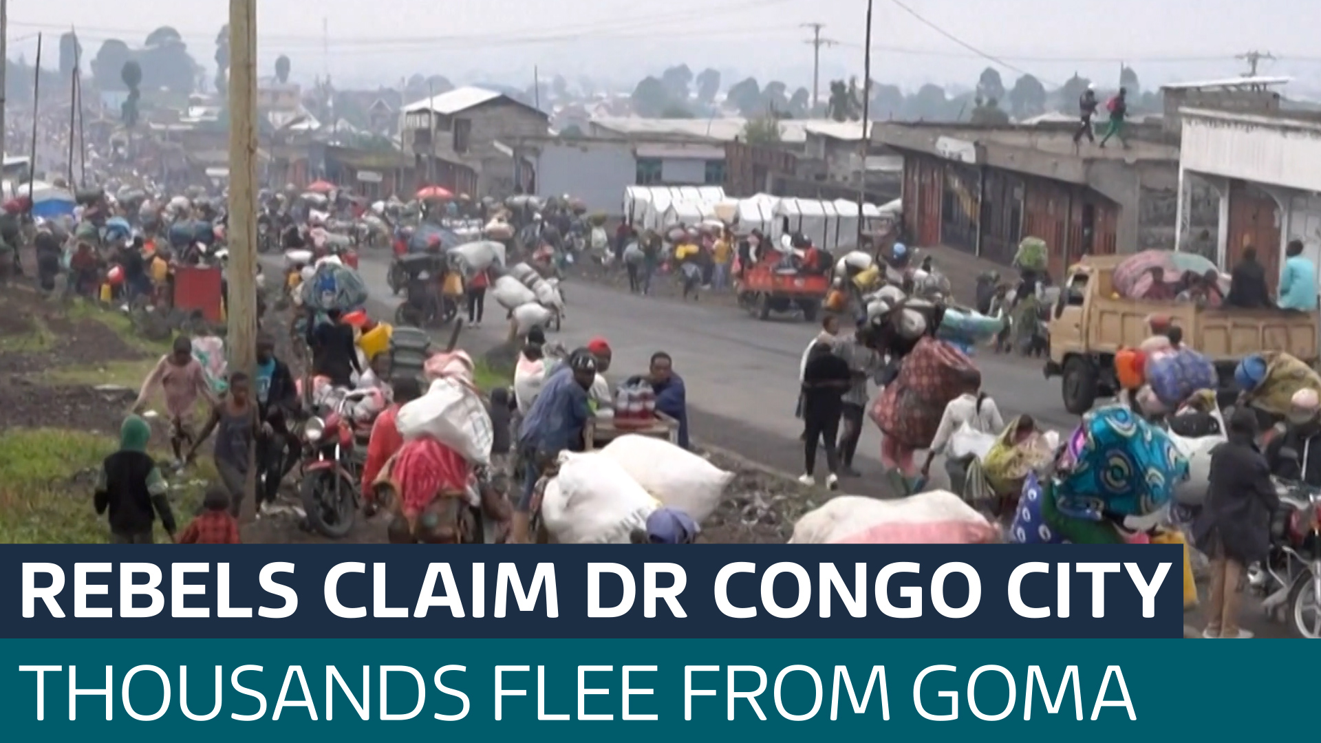 Rebels say they have taken key DR Congo city - Latest From ITV News