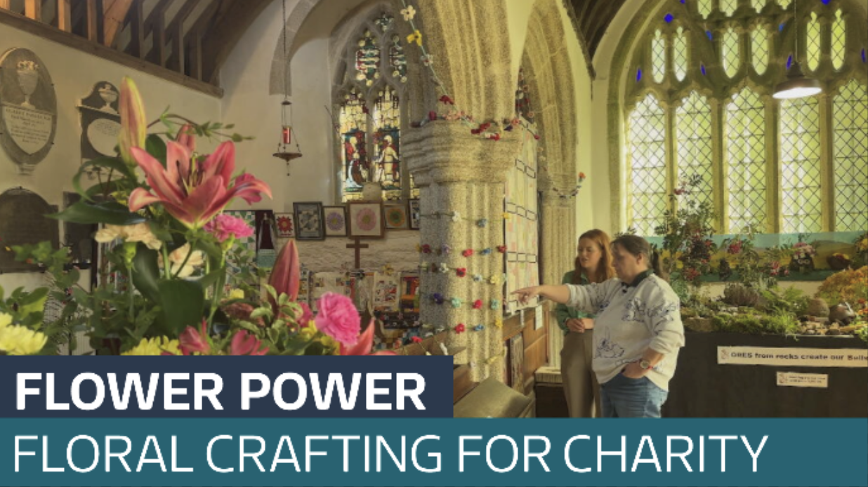 Flower festival sees Cornish church transformed into floral paradise ...