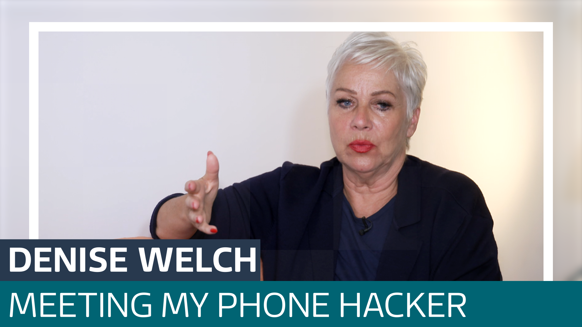 Actor and presenter Denise Welch meets with the man who once hacked her ...