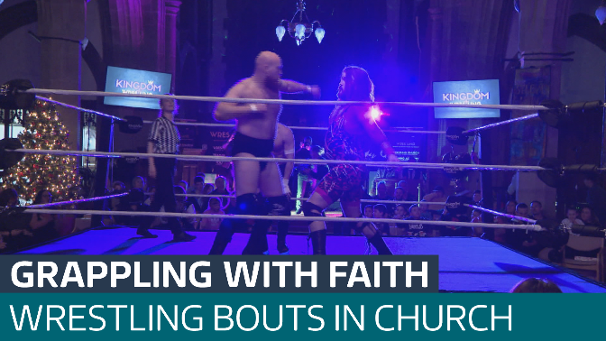 Church hosts wrestling bouts to boost numbers - Latest From ITV News