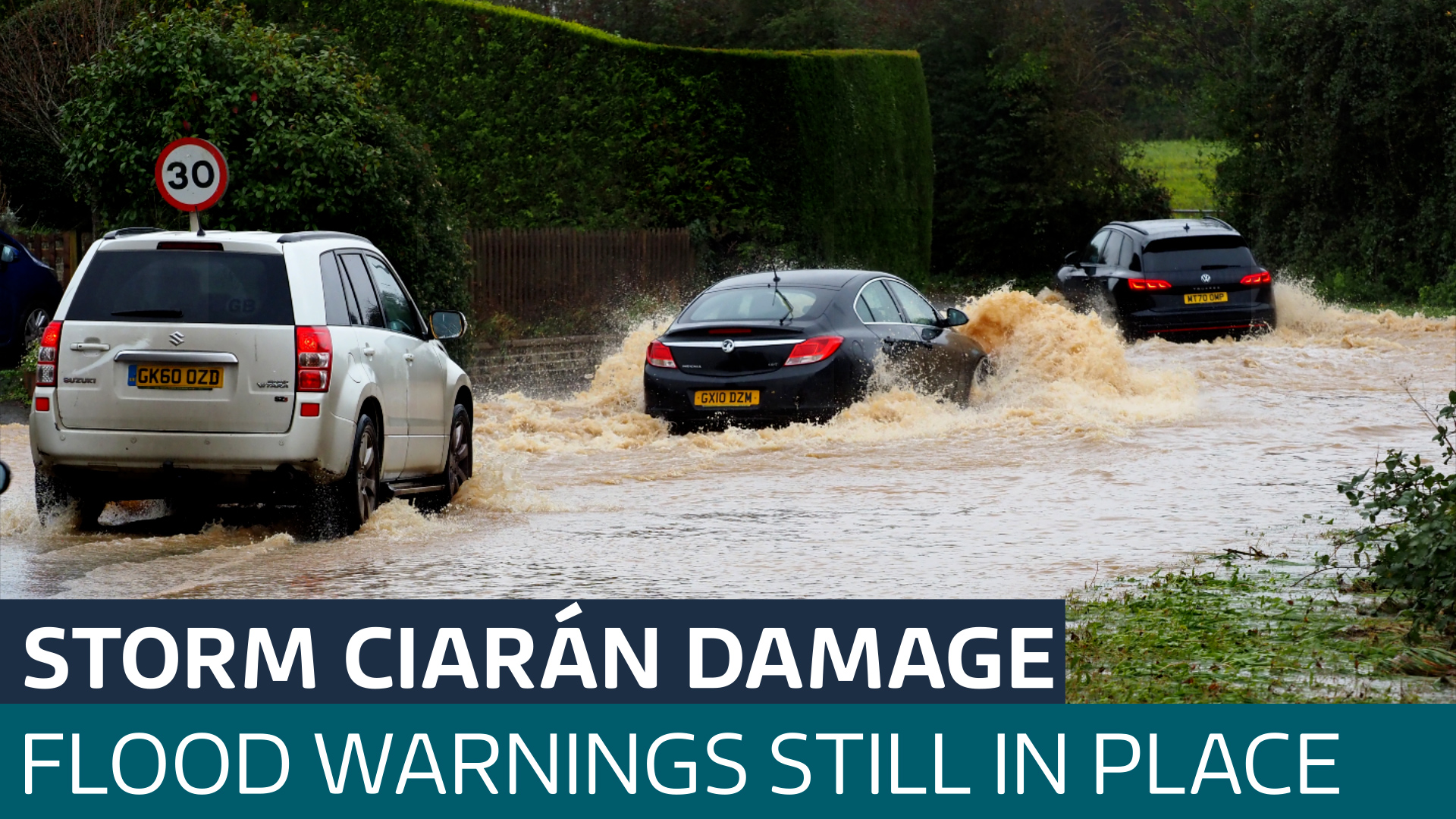 Flood warnings still in place as Storm Ciarán cleanup operation begins ...