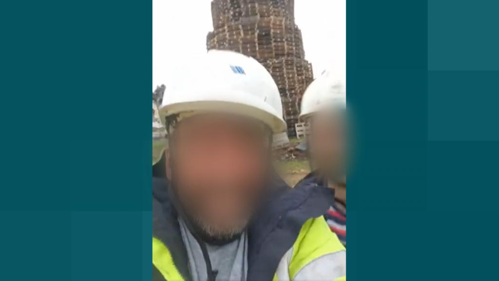 NIE condemns video of pro-IRA chanting at bonfire | UTV | ITV News