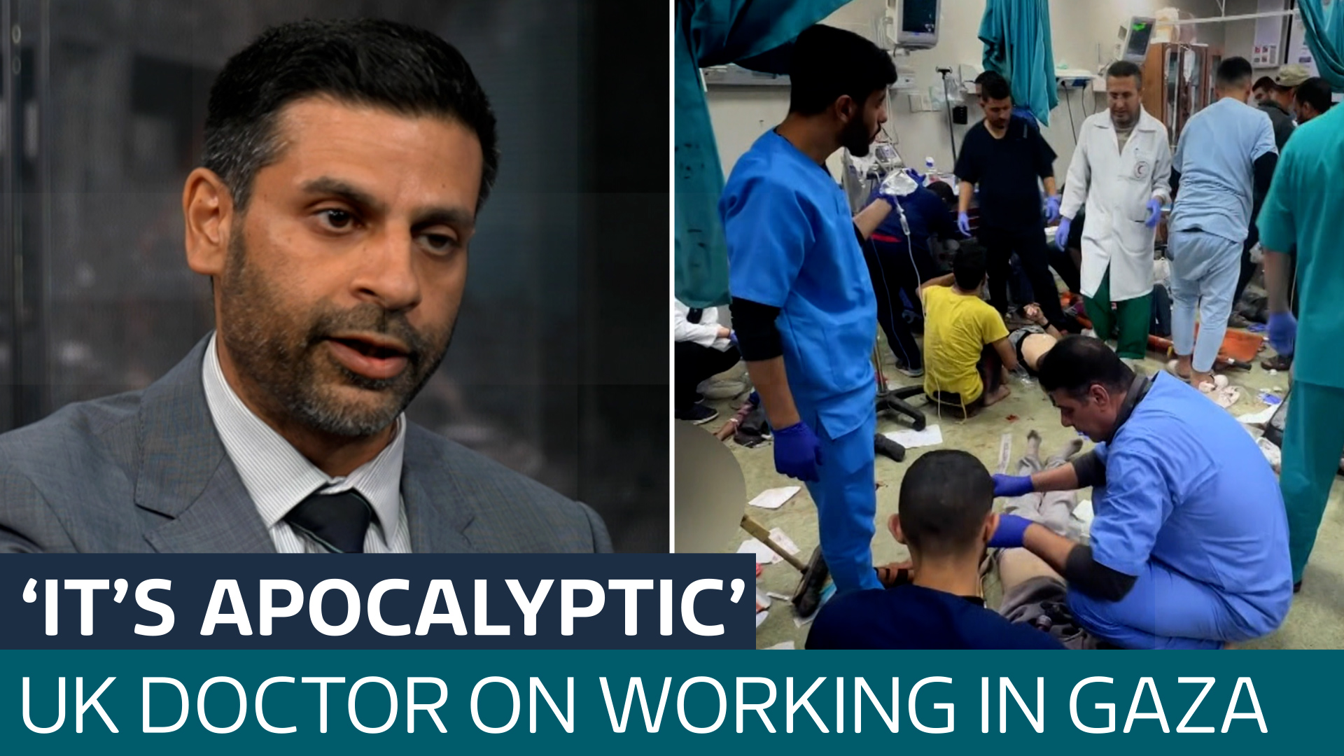 British doctor on witnessing 'apocalyptic' scenes in Gaza hospital ...