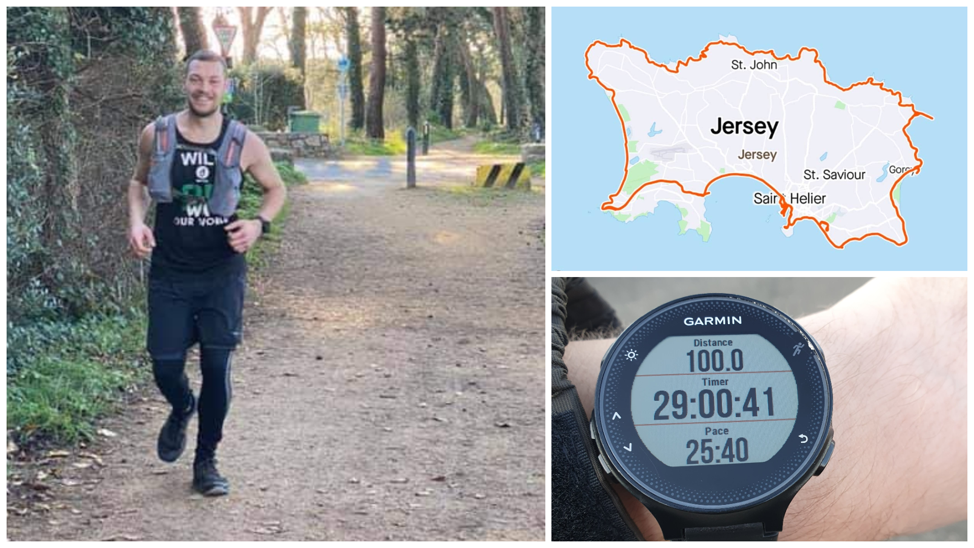 Jersey runner completes two laps of island for Durrell | ITV News Channel
