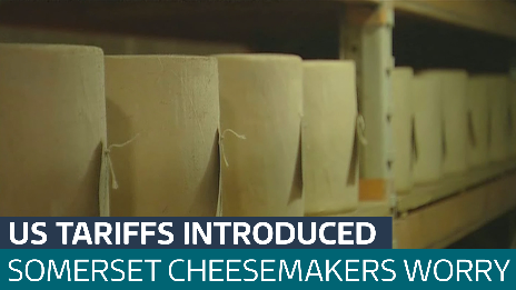 Somerset cheesemakers worry over US tariff changes - Latest From ITV News