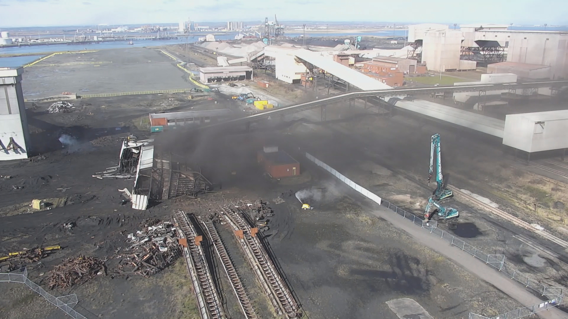 Changes to Redcar steelworks begin with big bang | ITV News Tyne Tees