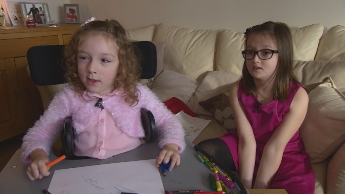 Cerys needs £60,000 for surgery that will allow her to stand up | ITV ...